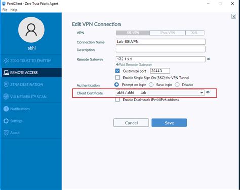 Technical Tip Configuring Ssl Vpn With Certificat Fortinet Community