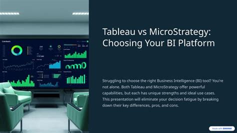 Tableau Vs Microstrategy Choosing Your Bi Platform Pptx