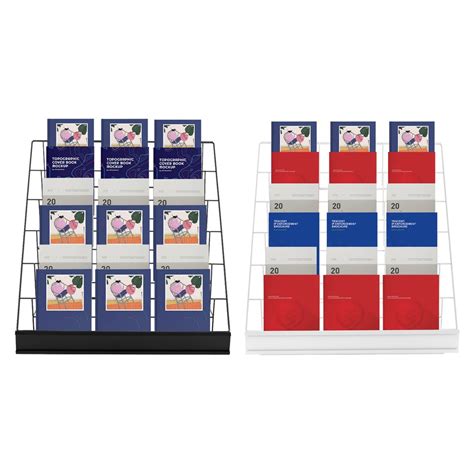 6 Tier Wire Countertop Rack Comic Book Rack Book Display Stand For Books Dvd Cd Ebay