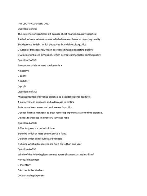 Management Accounting Imt Cdl Pdf Revenue Expense