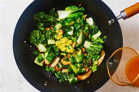 Vegetarian Bok Choy And Mushroom Stir Fry Recipe