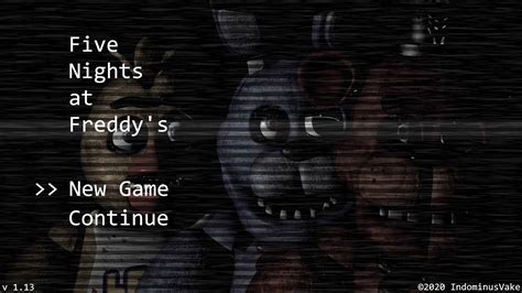 Five Nights At Freddys Complete Menu Screen R Fivenightsatfreddys
