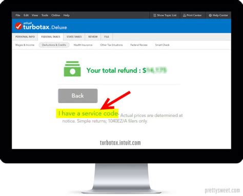 20 Turbotax Service Codes Free Deluxe Live • 2025