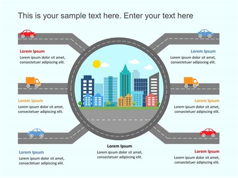 Construction Multiple Path PowerPoint Template SlideUpLift