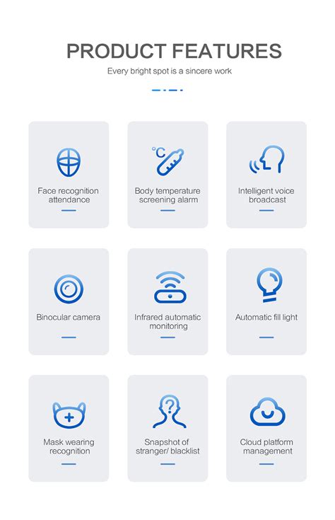 Cloud Server AI Face Recognition Time Attendance And Access Control With Body Temperature Monitor