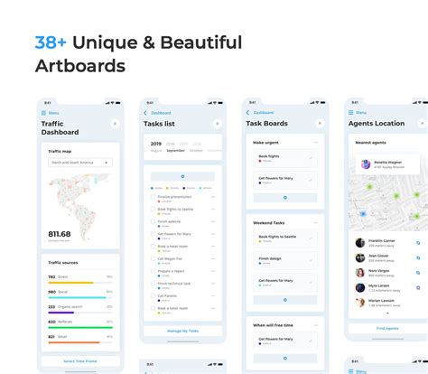 多用途app应用数据统计分析后台ui设计套件 Mobile App Dashboard Hix Multi Format Ui Kit