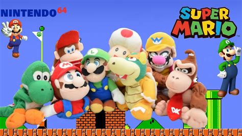 Super Mario Nintendo 64 Plush Collectionmario Brothers Gamewatch