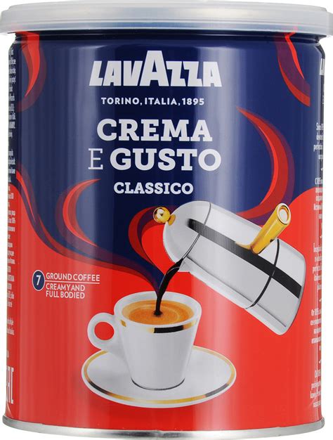 Кофе молотый Lavazza Crema e Gusto, 250 г ж/б - купить с доставкой по ...
