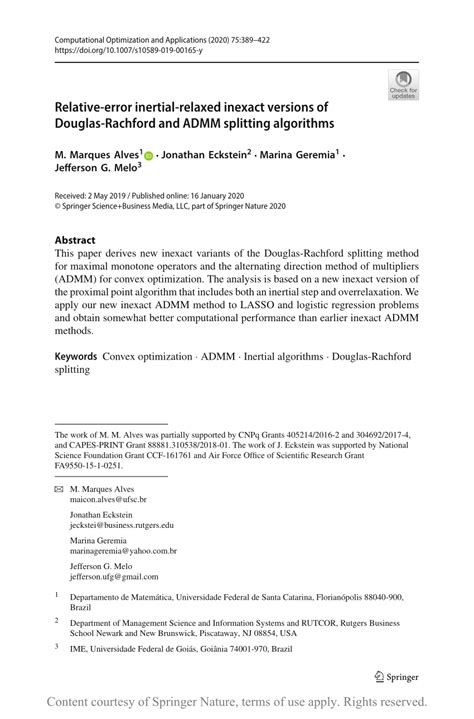 relative error inertial relaxed inexact versions of douglas rachford