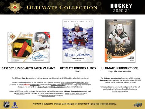 2020 21 Upper Deck Ultimate Collection Nhl Hockey Cards