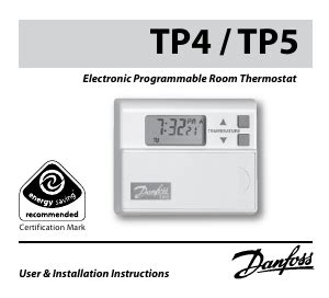Manual Danfoss TP4 Thermostat
