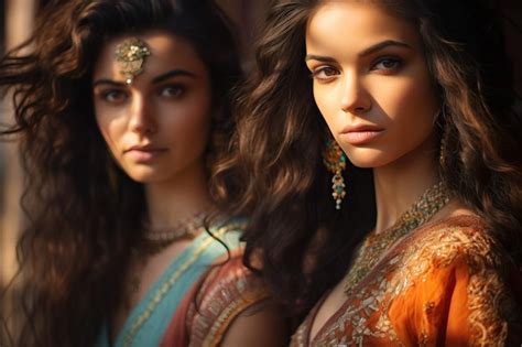 Premium Ai Image Bollywood Indian Girl Models