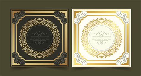 Calligraphic Square Ornament Frame Lines 23366685 Vector Art At Vecteezy