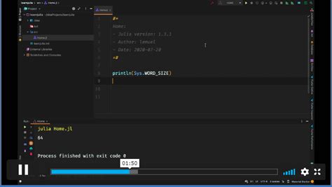 Level 4 Julia Programming Course Course Cloud