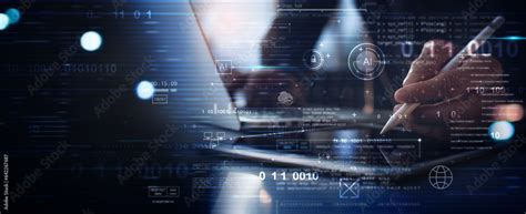 Digital Technology Software Development Ai Artificial Intelligence Concept Computer