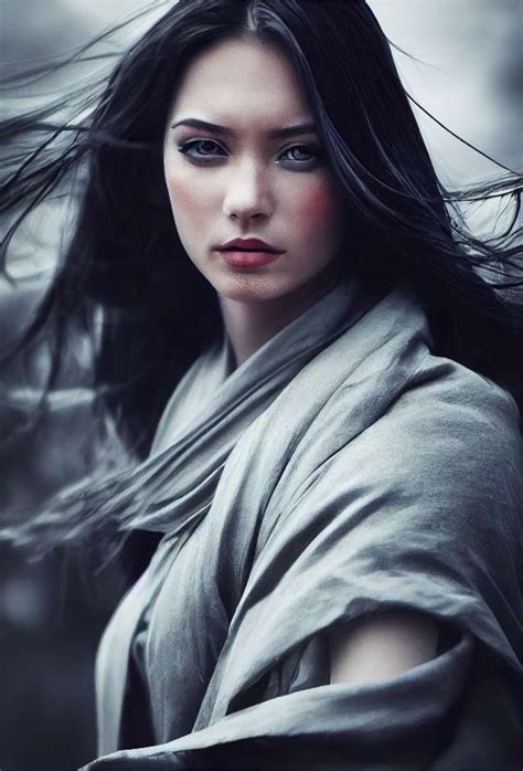 一个美丽的女人 Ai壁纸 素材集市