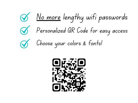 QR Code Sign QR Code Wifi Sign QR Wifi Wifi Sign Wifi Password Sign Printable Wifi Qr Code