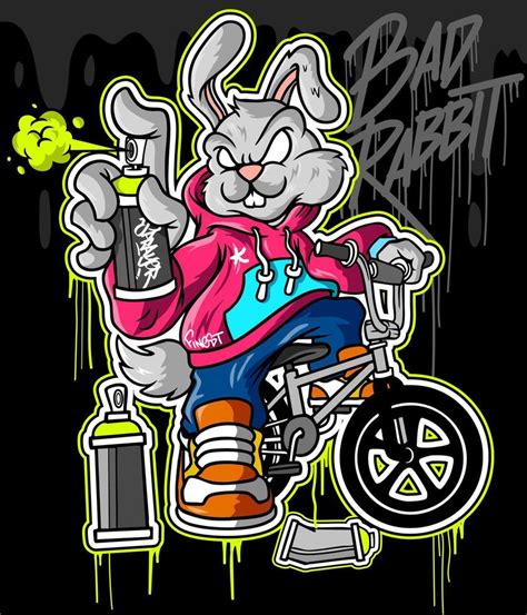 How To Draw A Graffiti Character Holding Spray Cans