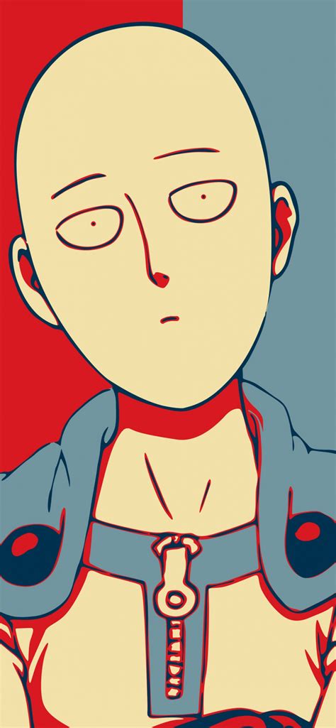 Saitama Wallpaper 4k Minimalist One Punch Man