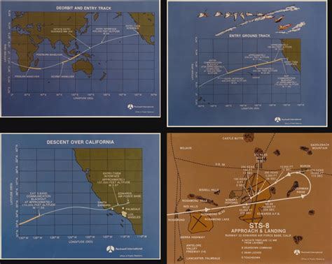 Deorbit And Entry Track Entry Ground Track Descent Over California