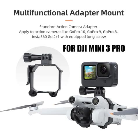 고프로 드론용 1 4 나사산 브래킷 마운트 Dji 미니 3 프로용 확장 어댑터 홀더 티몬