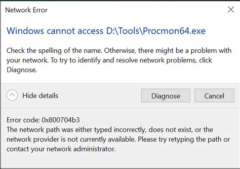 Cannot Run Exe As Administrator Error 0x800704b3 Issue 548