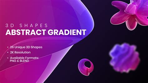 Gradient Abstract 3d Icon Pack 26 Free Download Art And Abstract 3d