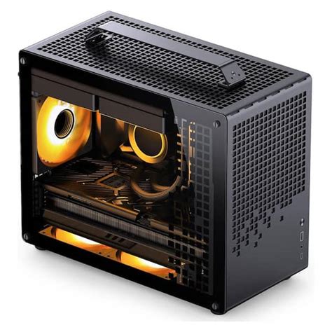Objlgev Micro Atx Mini Tower Pc Case With Detachable Handle Black 27isa10043 The Home Depot