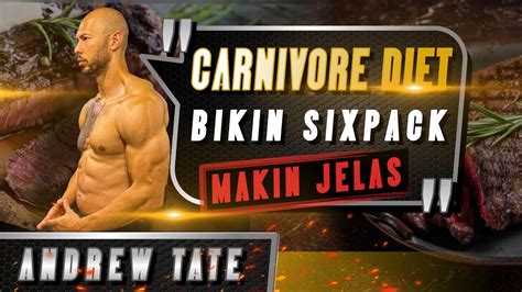 Diet Andrew Tate Untuk Membuat Perut Sixpack Badan Berotot Dan Bebas