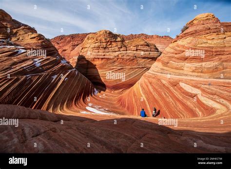 The Wave Is A Stunning Geological Formation In The Paria Canyon