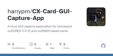 Github Harrypmcx Card Gui Capture App A Linux Gui Capture