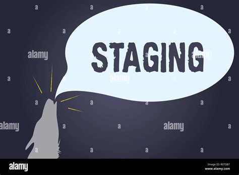Handwriting Text Staging Concept Meaning Method Presenting Play Or