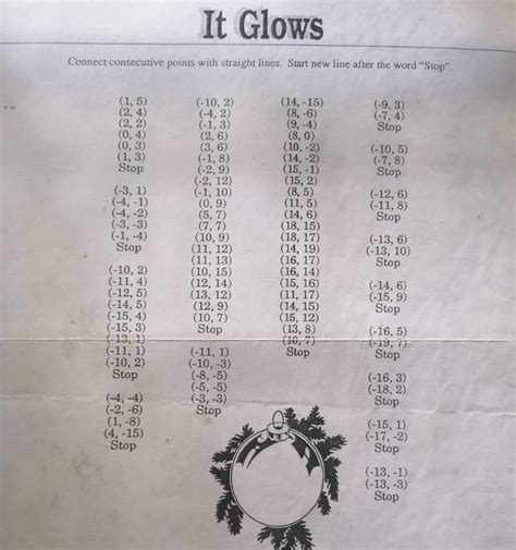 Solved It Glows Connect Consecutive Points With Straight Lines Start New Line After The Word