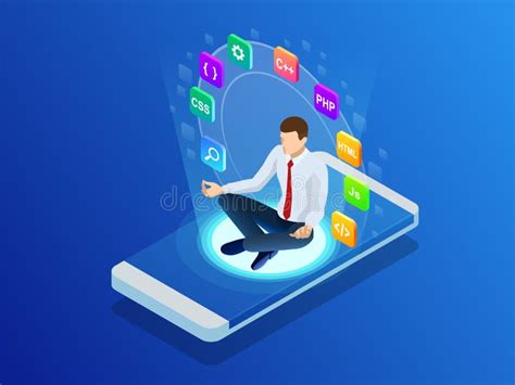 Software Development Isometric Vector Stock Illustrations 6139