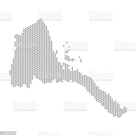 Vector Illustration Of Dotted Map Of Eritrea Stock Illustration Download Image Now Abstract