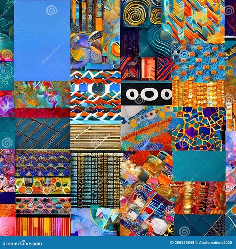 1808 Abstract Digital Collage A Creative And Eclectic Background