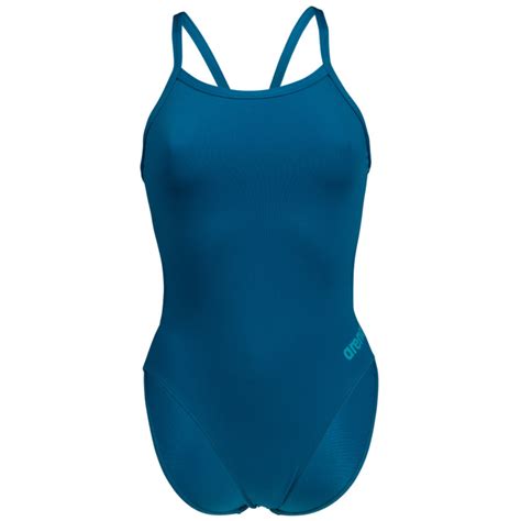 Arena Womens Team Swimsuit Challenge Solid Blue Cosmo Ontarioswimhub