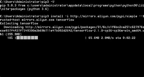下载安装 tensorflow 萍 樱释 博客园