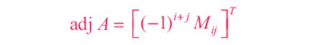 Finding Adjoint Of A Matrix Examples
