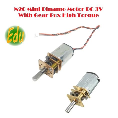 Jual Mini N20 Dinamo Motor Dc 3v 6v Dengan Gear Box Metal Torsi Tinggi Untuk Mainan Praktikum