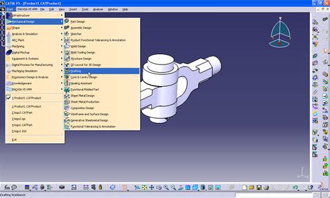 tutorial how to use drafting workbench in catia v5 grabcad tutorials