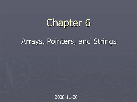chapter 6 arrays pointers and strings ppt download