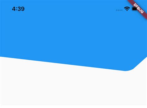 Android Flutter Curved Edge To A Custompaint Widget Stack Overflow