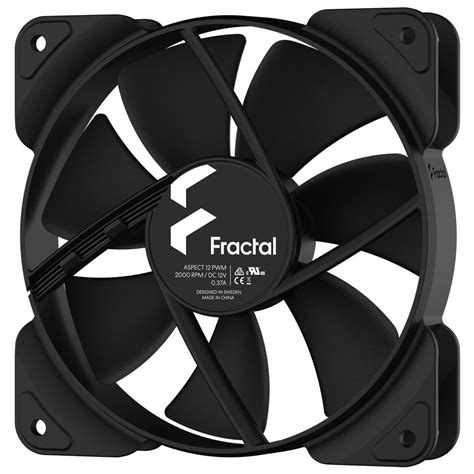 Buy Fractal Design Aspect 12 Pwm Black 120mm Fan [fd F As1 1203] Pc