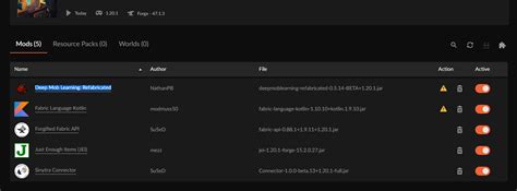 [mod Incompat] Deep Mob Learning Refabricated · Issue 264 · Sinytra Connector · Github