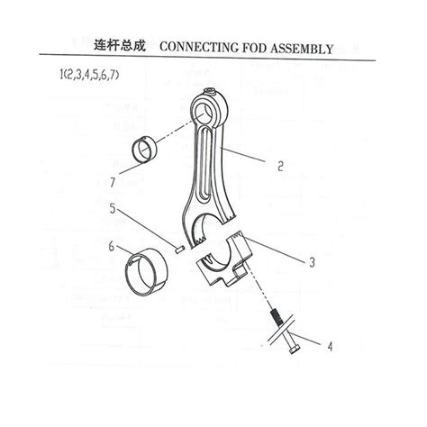 Weichai Connecting Fod Assembly Weichai Engine Parts Weichai Deutz