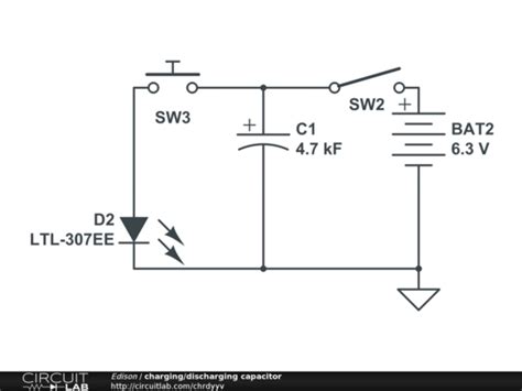 Charging Discharging Capacitor CircuitLab