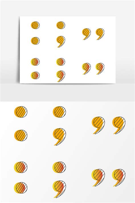 Cute Punctuation Marks Vector Elements Ai Png Images Free Download Pikbest