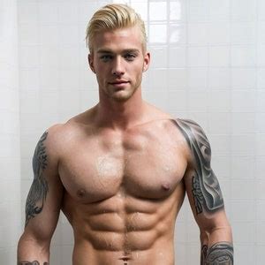 NSFW Ai Generated Full Frontal Naked Muscular Man X HD Photo Print No Etsy