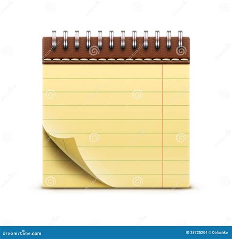Coil Bound Notebook Stock Vector Illustration Of Design 28725204